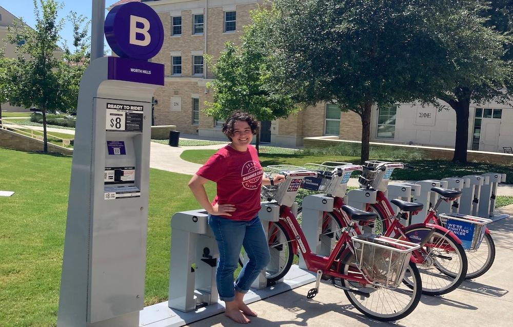 Fort Worth Bike Sharing Adds Two New Campus Stations
