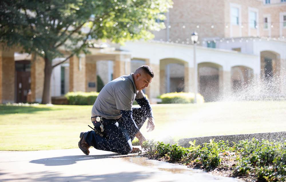 TCU Facilities Keeps the Campus Grounds Beautiful … Through Drought and ...